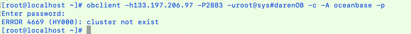ocp4.0下obclient无法使用新建的租户进行登录查看 - OceanBase - 社区问答- OceanBase社区-分布式数据库
