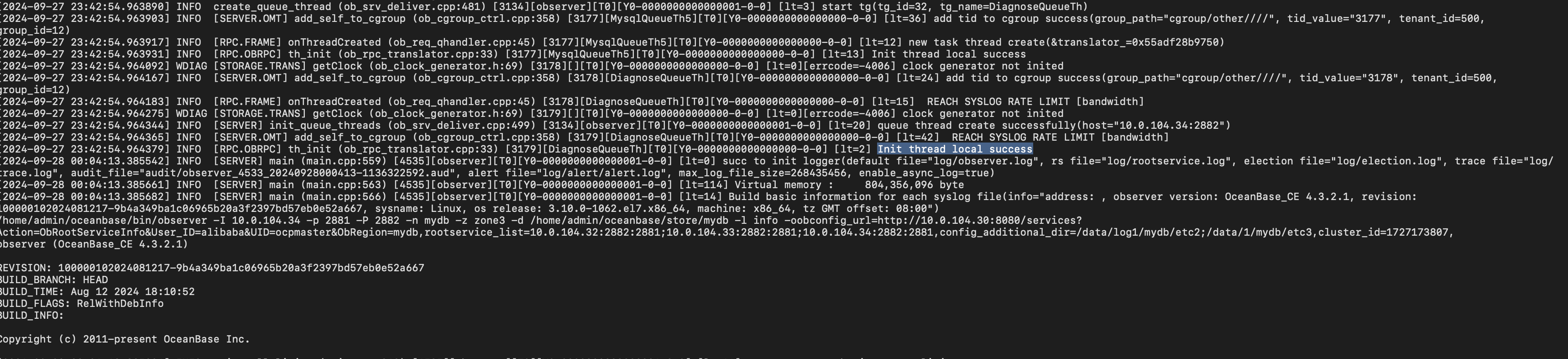 通过OCP安装OB报错 Unexpected error: dial tcp 127.0.0.1:2881: connect: connection refused - #35，来自 ...